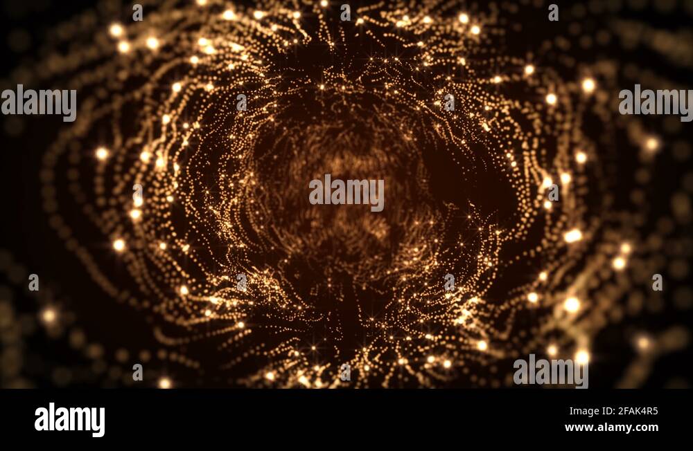 4K Abstract motion background animation shining particles dust wave flow loop Stock Video ...