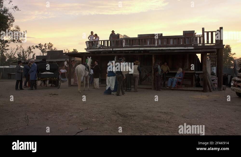 Old west scenery with horse and wagon Stock Videos & Footage - HD and ...