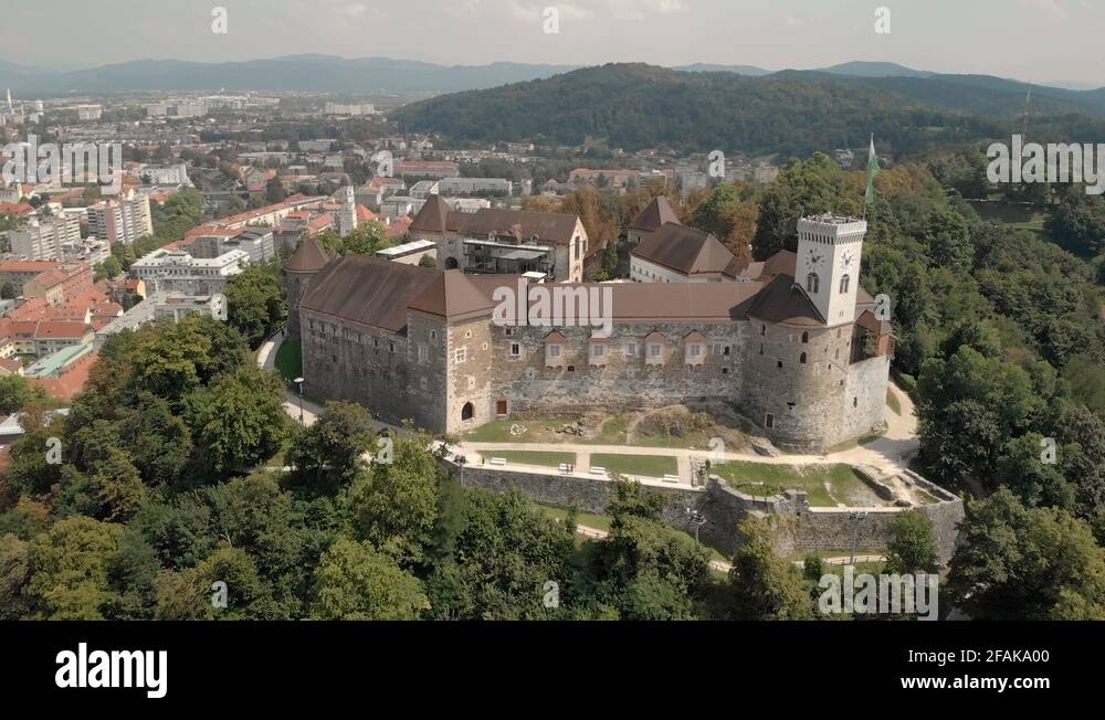 A medieval castle above city Stock Videos & Footage - HD and 4K Video ...