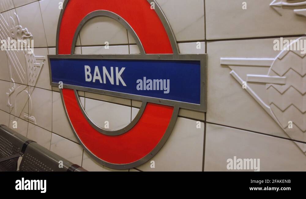 Bank underground station sign Stock Videos & Footage - HD and 4K Video ...
