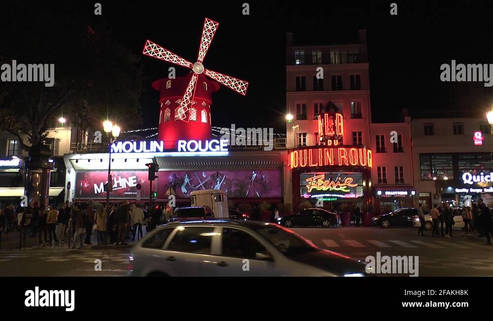 Moulin rouge street view Stock Videos & Footage - HD and 4K Video Clips ...