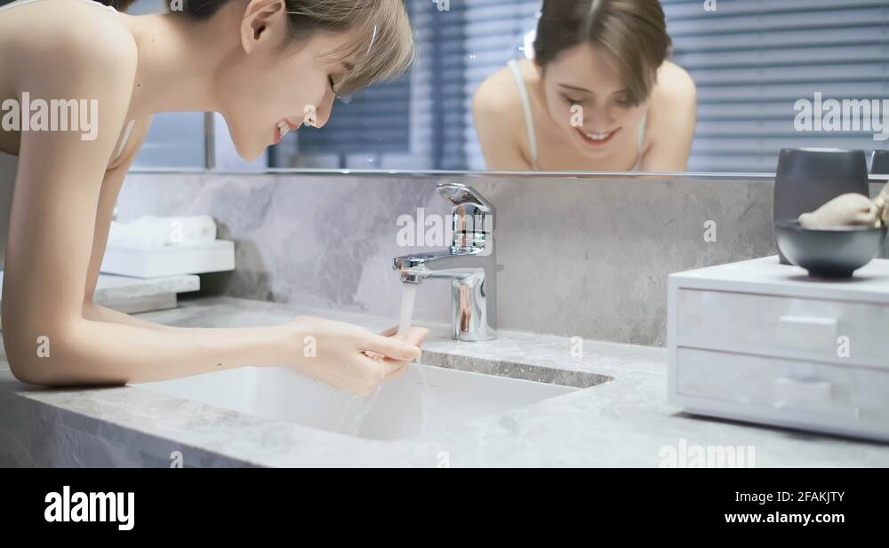 Beauty face wash Stock Videos & Footage - HD and 4K Video Clips - Alamy