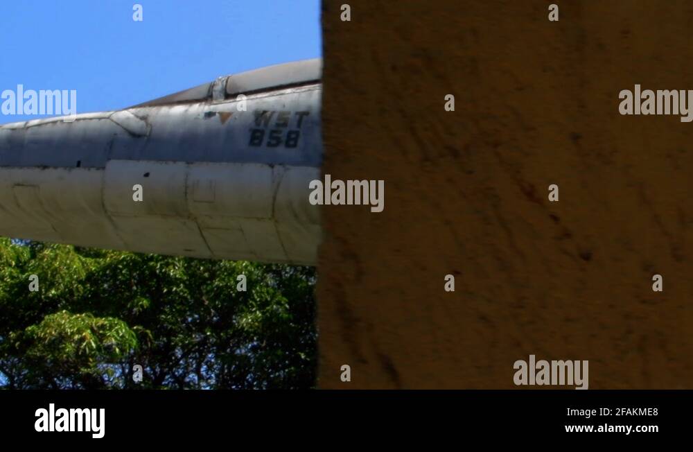 Old American Navy Jet Plane at Marikit Park, Olongapo City, Philippines ...