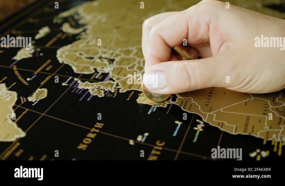 Coin scratch map Stock Videos & Footage - HD and 4K Video Clips - Alamy