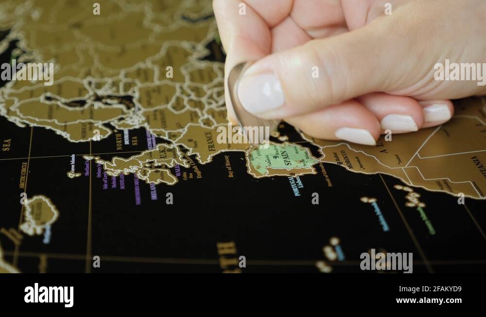 Scratch map Stock Videos & Footage - HD and 4K Video Clips - Alamy