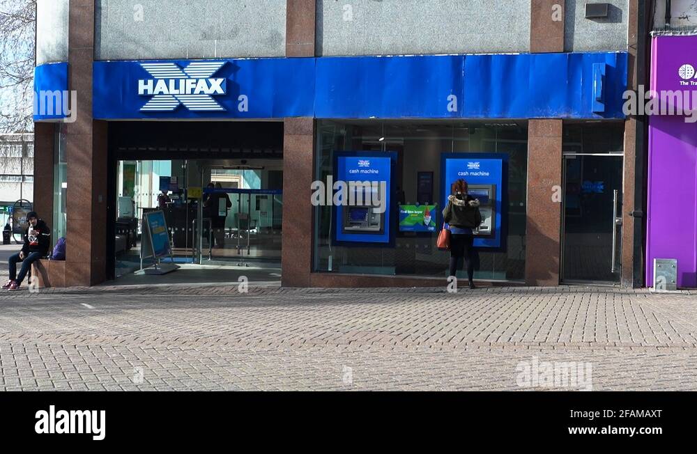 Halifax bank atm Stock Videos & Footage - HD and 4K Video Clips - Alamy