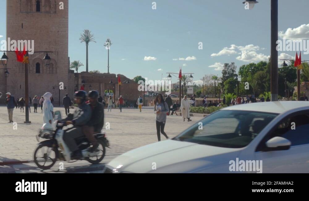 Marrakech city centre Stock Videos & Footage - HD and 4K Video Clips ...