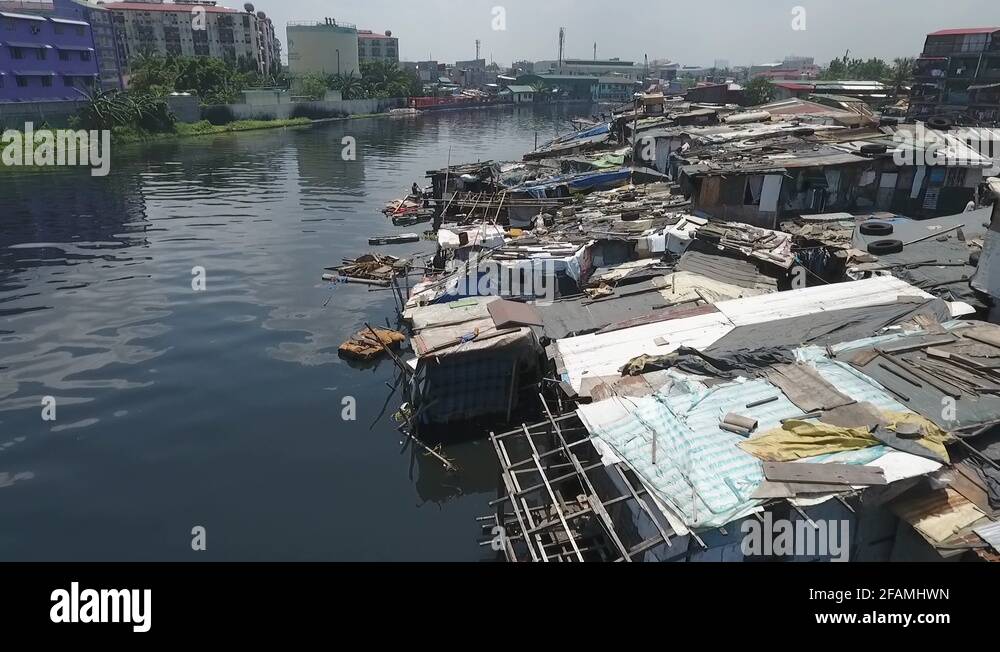 Philippines manila slum scene in Stock Videos & Footage - HD and 4K ...