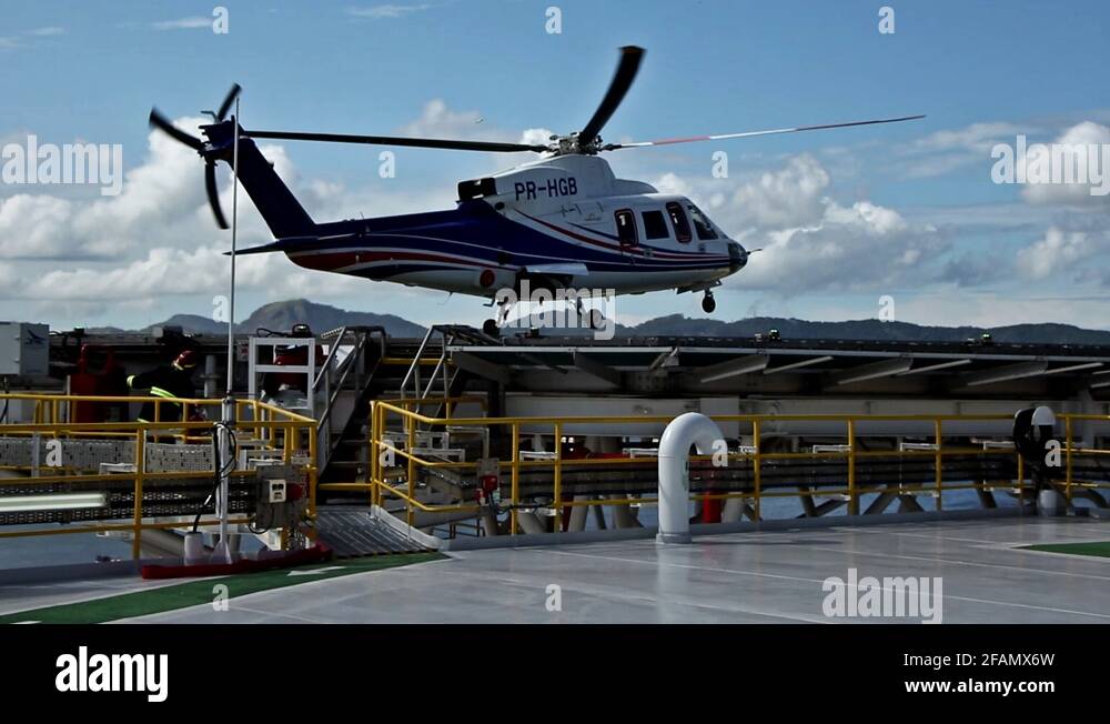 Helicopter on offshore oil platform Stock Videos & Footage - HD and 4K ...