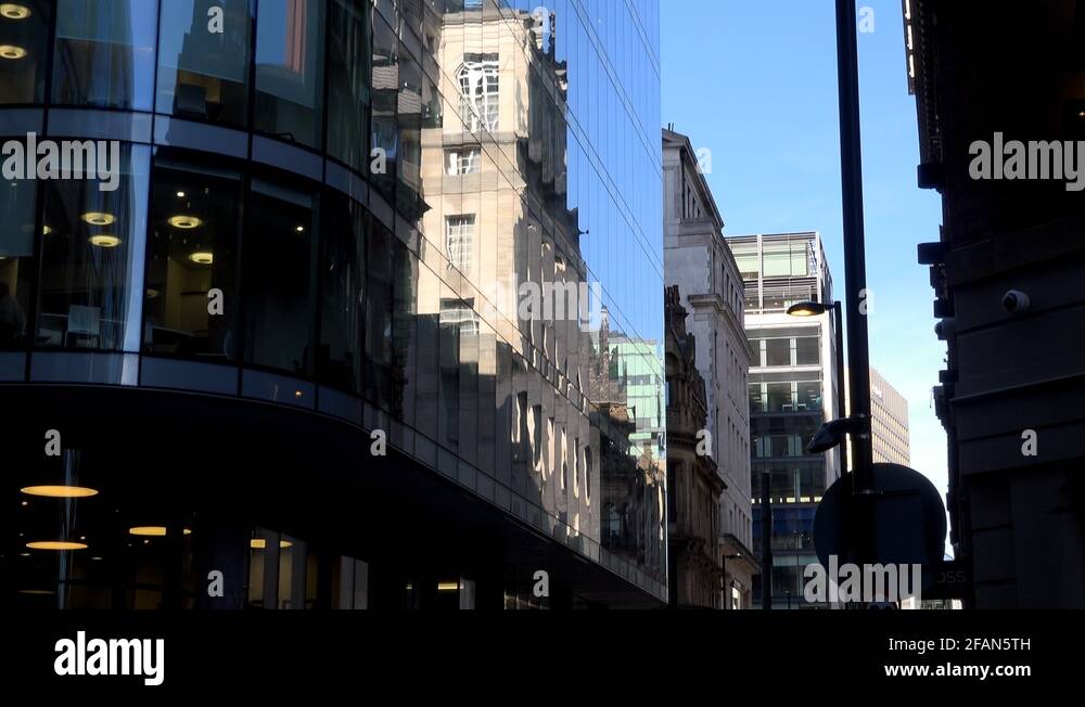 Modern buildings in manchester city centre Stock Videos & Footage - HD ...