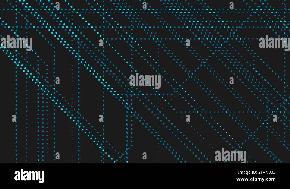 Lines of Dots - 4k - Technology Background Stock Video Footage - Alamy