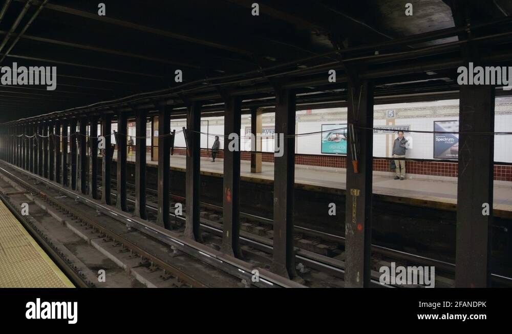 New York City Subway N Train in Slow Motion Stock Video Footage - Alamy
