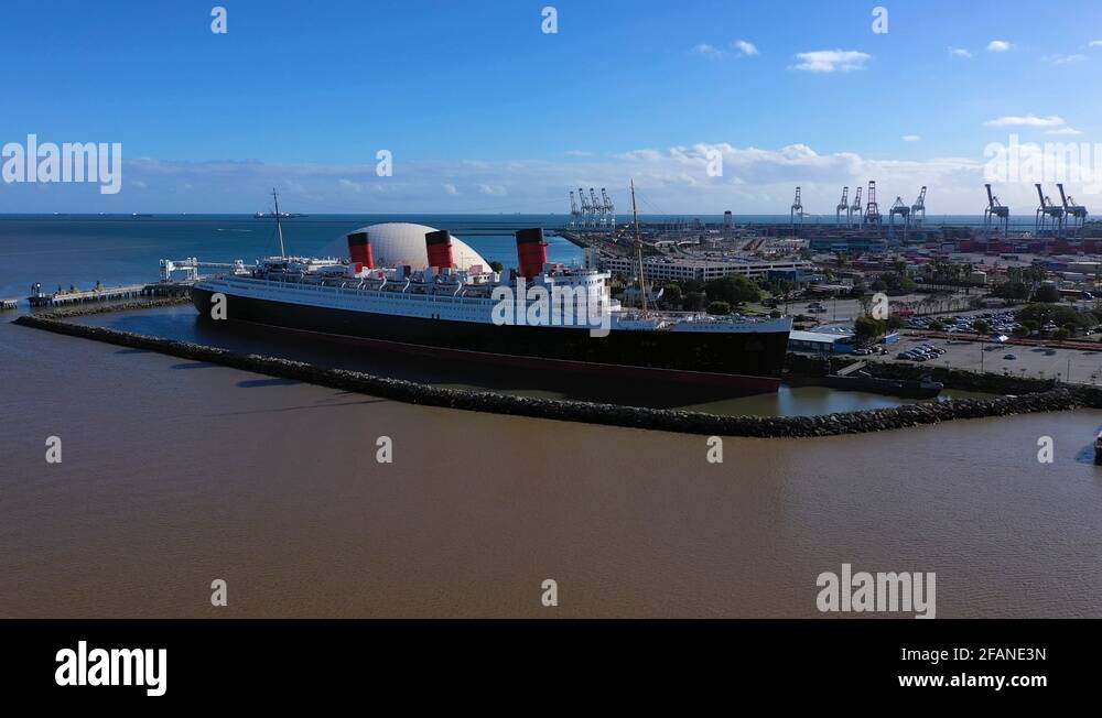 Meet the Titanic's Sister Ship, the Queen Mary, captured in 4K aerial ...