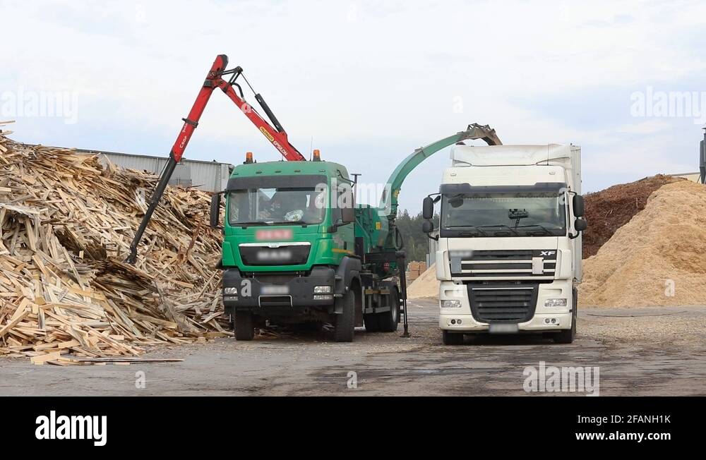 Recycling wood timber waste in Stock Videos & Footage - HD and 4K Video ...
