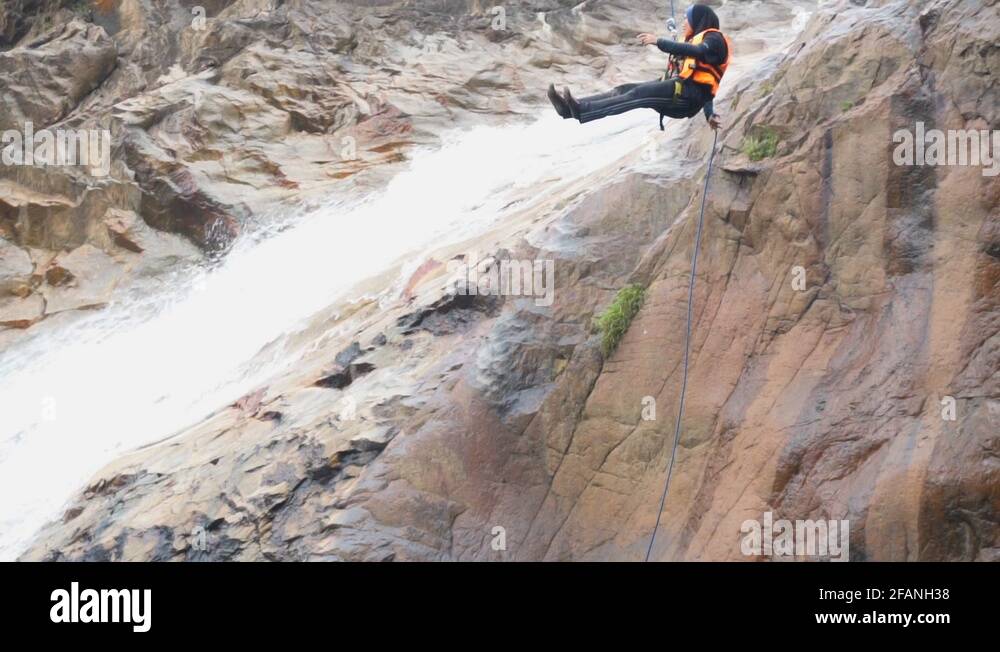 Abseiling waterfall Stock Videos & Footage - HD and 4K Video Clips - Alamy