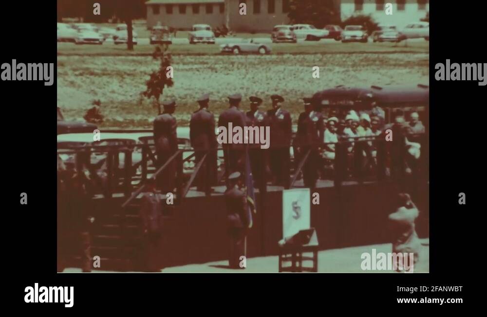 Maj. Gen. Wade being decorated during command ceremony - 1958-1961 ...