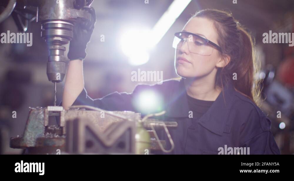 Factory operating drill press in Stock Videos & Footage - HD and 4K ...