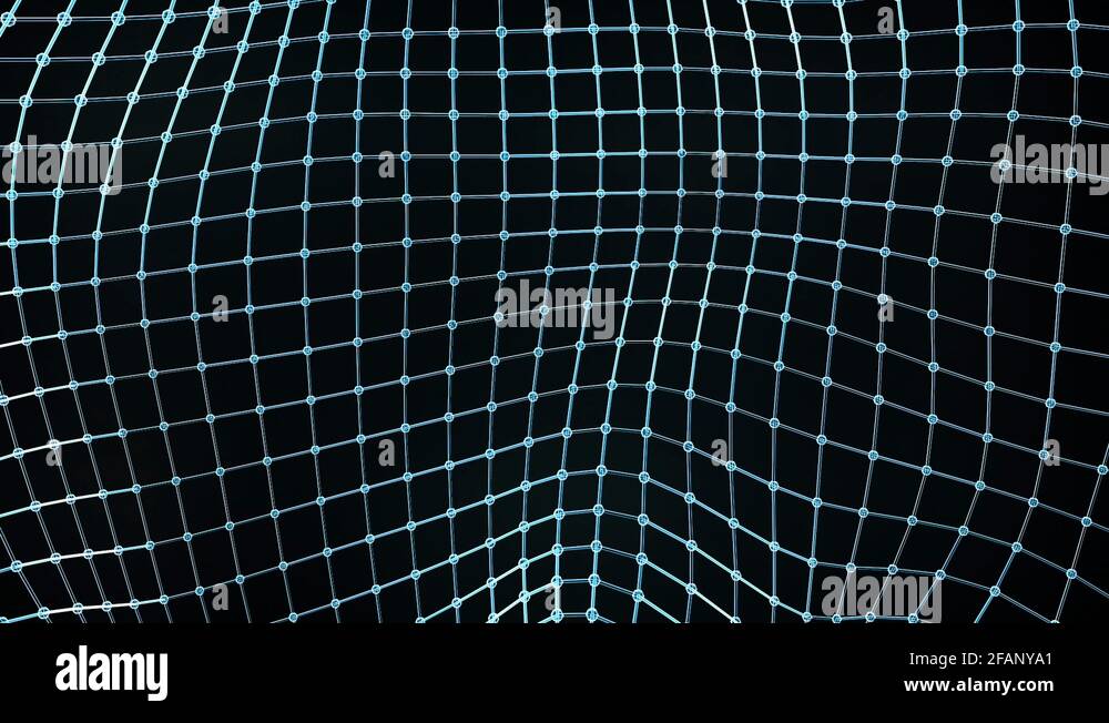 Animated wire mesh in 3D environment Stock Video Footage - Alamy