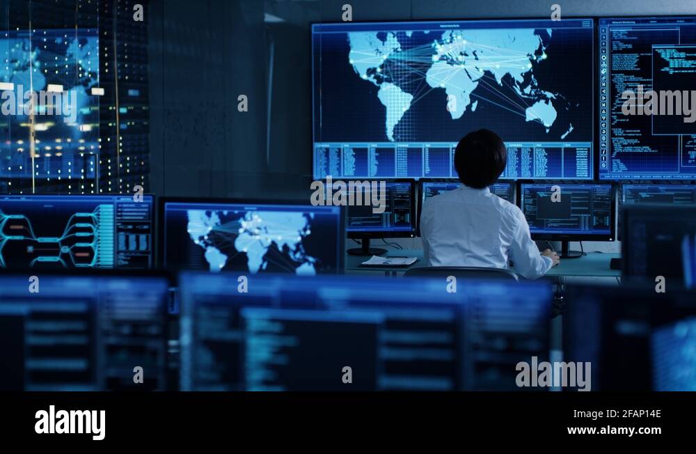 Satellite communication system operator Stock Videos & Footage - HD and ...