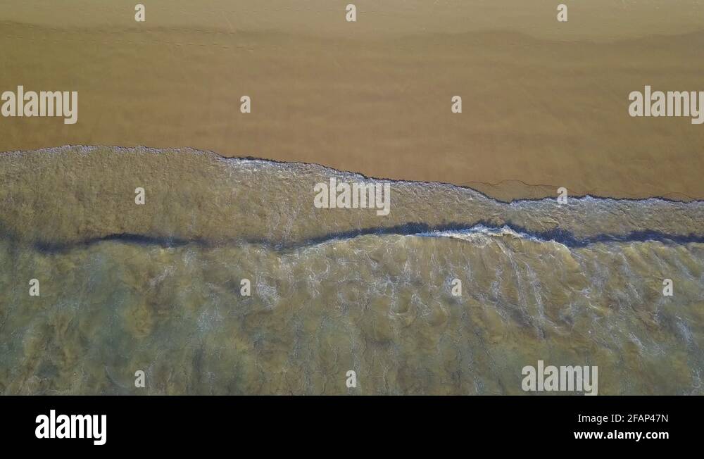 [aerial] overhead beach sand waves Stock Videos & Footage - HD and 4K ...