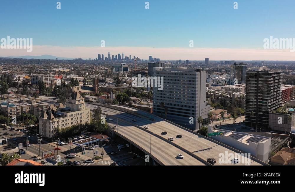 101 Freeway Hollywood 4k Stock Video Footage - Alamy