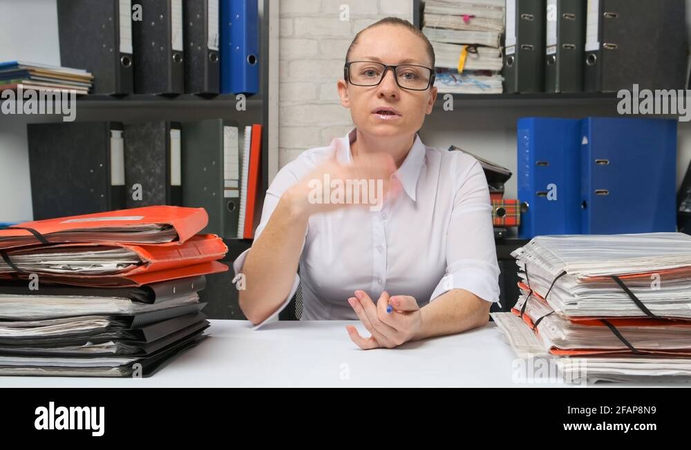 Strict business woman in office Stock Videos & Footage - HD and 4K ...