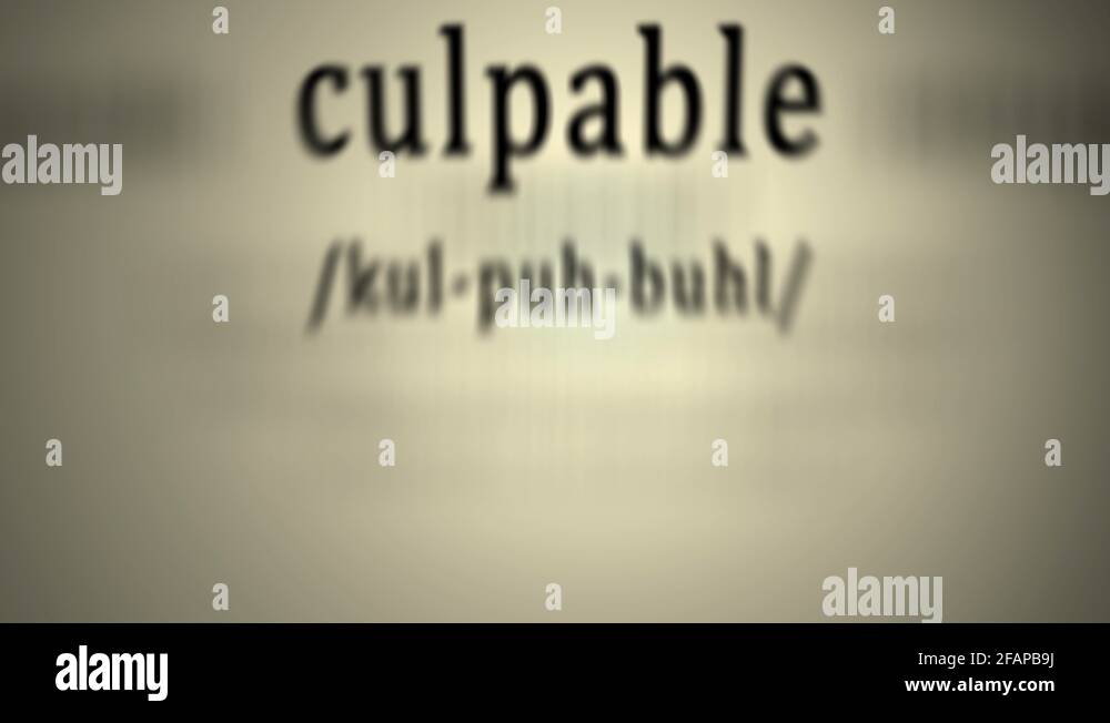 Culprit Stock Videos & Footage - HD and 4K Video Clips - Alamy