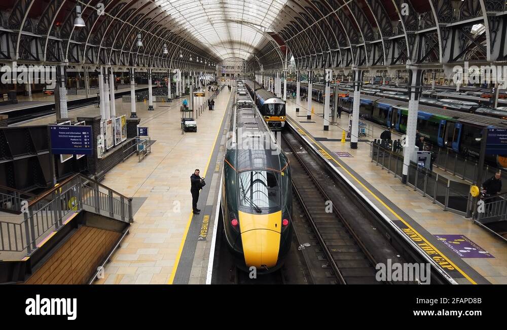 A British Rail Class 800 Intercity Express Train at Paddington in ...