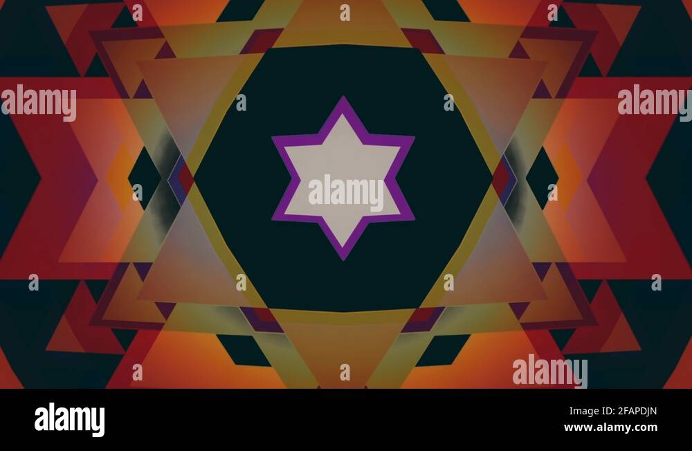 Hexagon star seamless pattern vector Stock Videos & Footage - HD and 4K ...