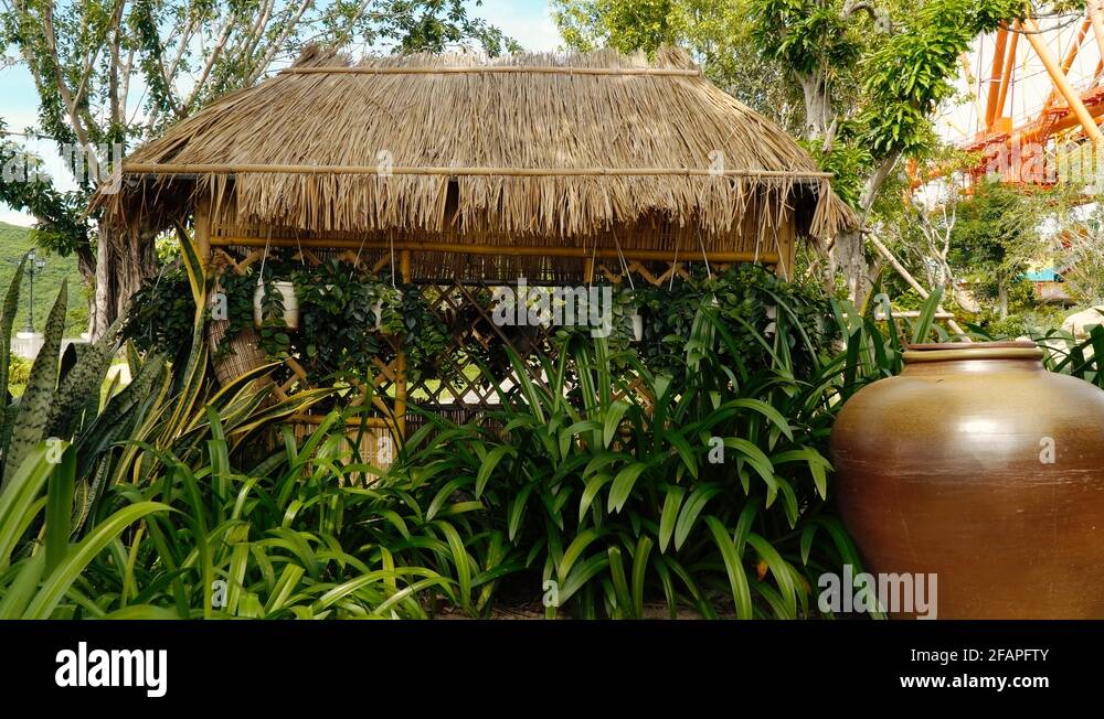 Hut with thatched roof Stock Videos & Footage - HD and 4K Video Clips ...