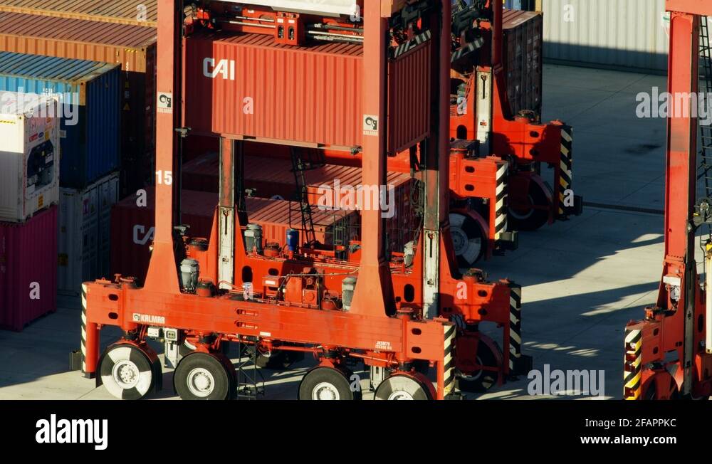 Automated container logistics Stock Videos & Footage - HD and 4K Video ...