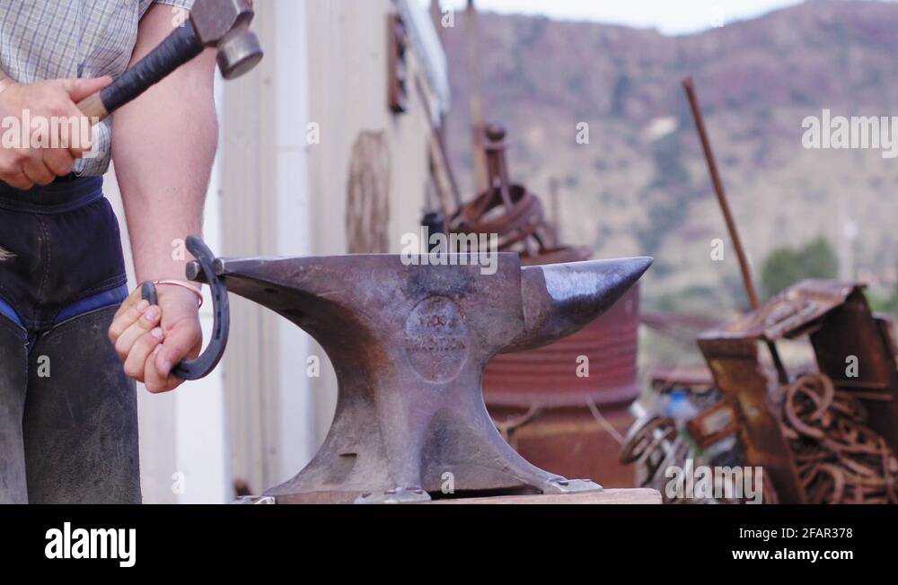 Anvil of a farrier Stock Videos & Footage - HD and 4K Video Clips - Alamy