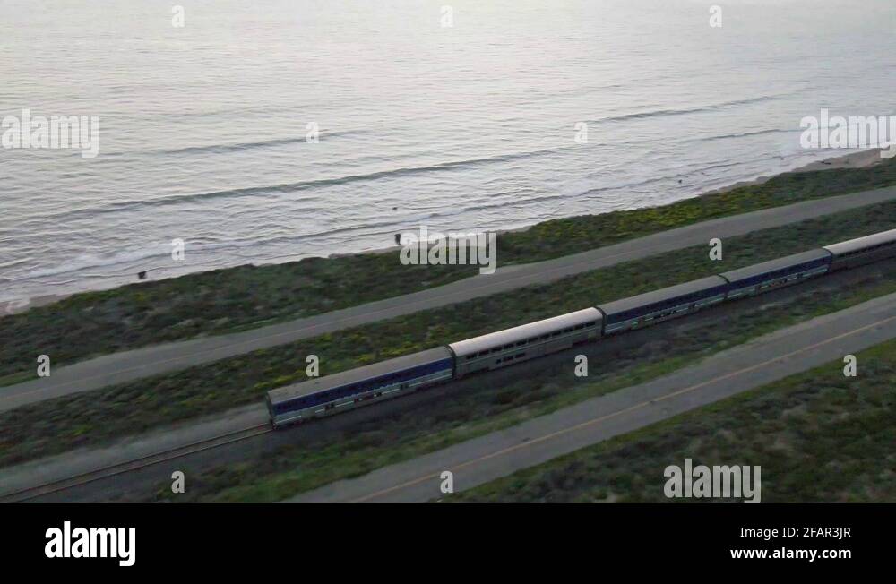 Amtrak passenger train passing Stock Videos & Footage - HD and 4K Video ...