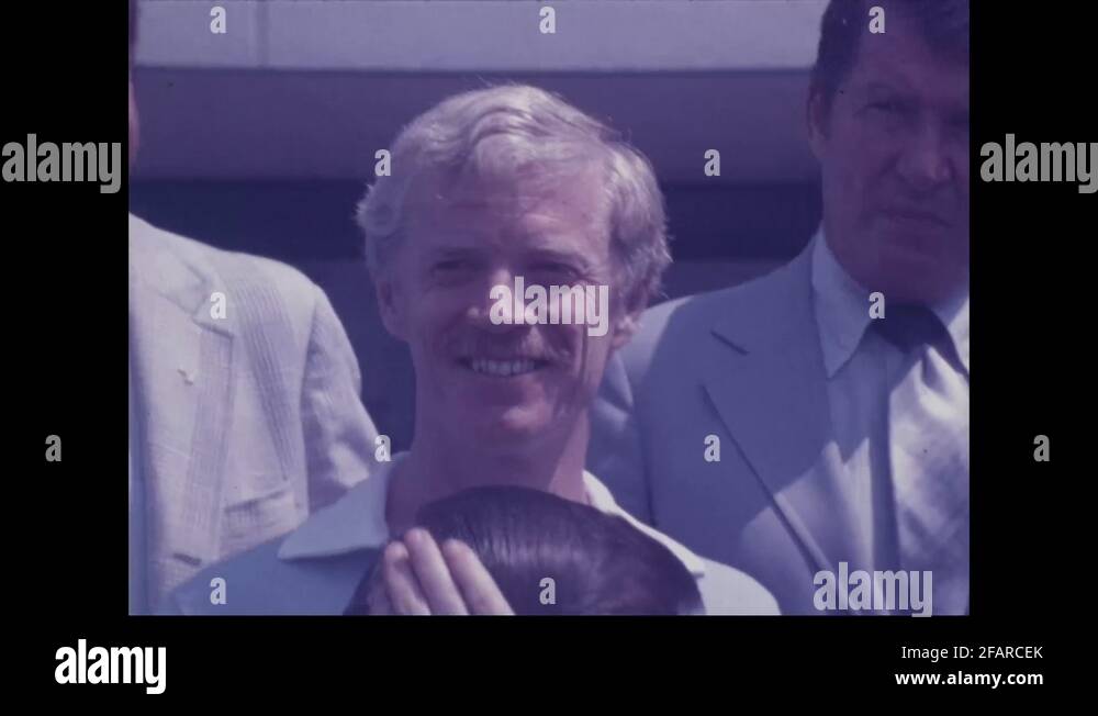 Former astronauts pose for photograph at Johnson Space Centre - 1978 ...