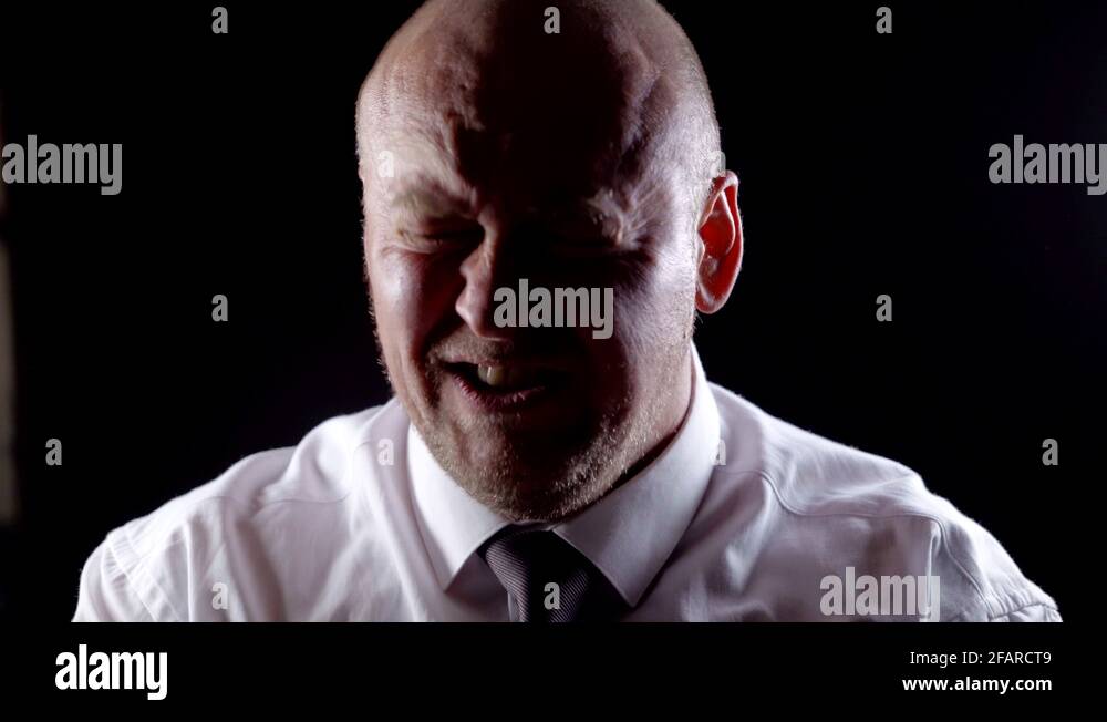 Bald man screaming Stock Videos & Footage - HD and 4K Video Clips - Alamy