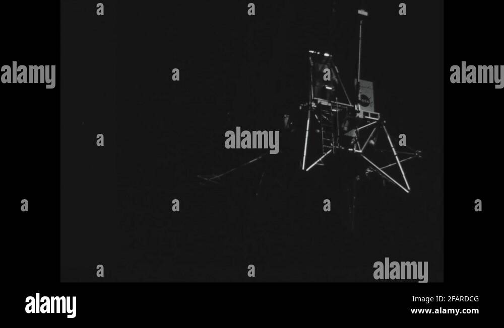 Astronaut Neil Armstrong in Lunar Landing Research Vehicle - 1969 Stock ...