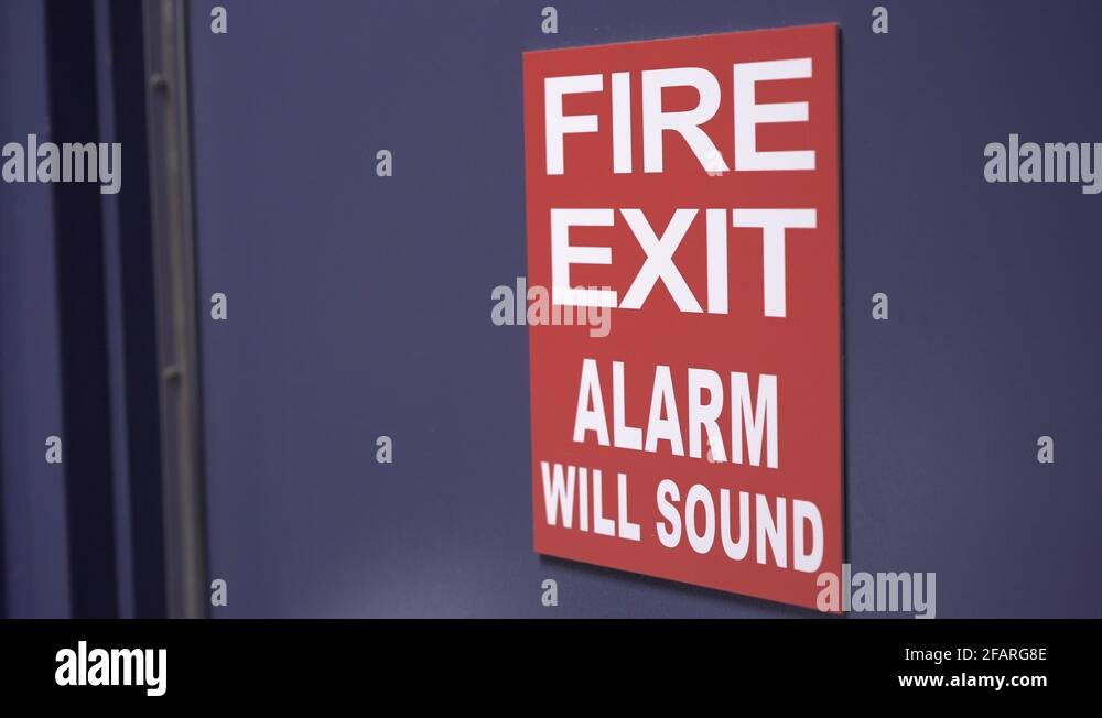 Fire exit alarm Stock Videos & Footage - HD and 4K Video Clips - Alamy