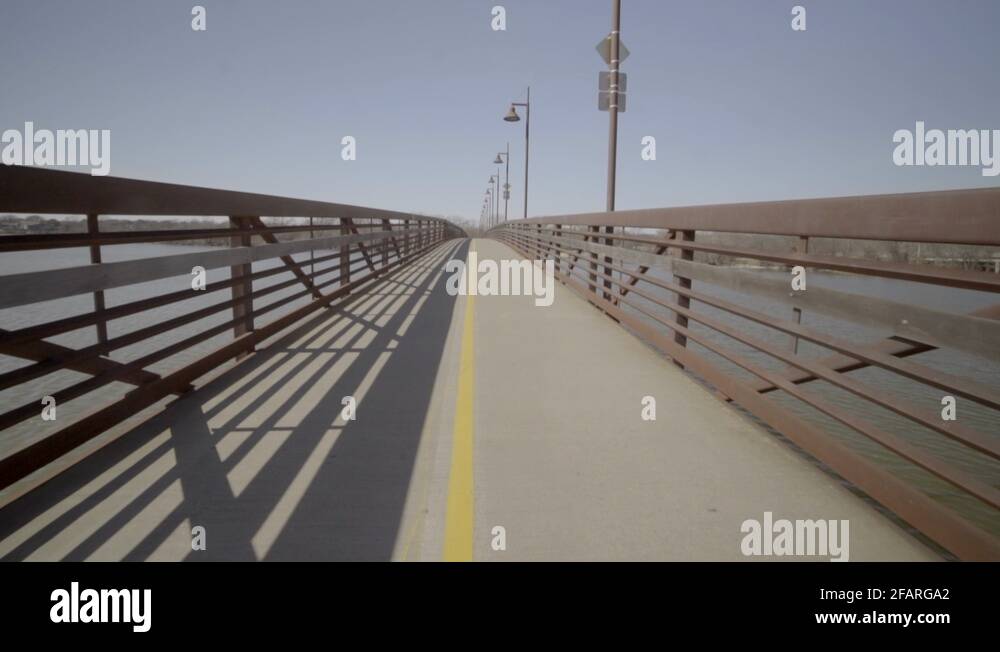 White rock lake pedestrian bridge Stock Videos & Footage - HD and 4K ...