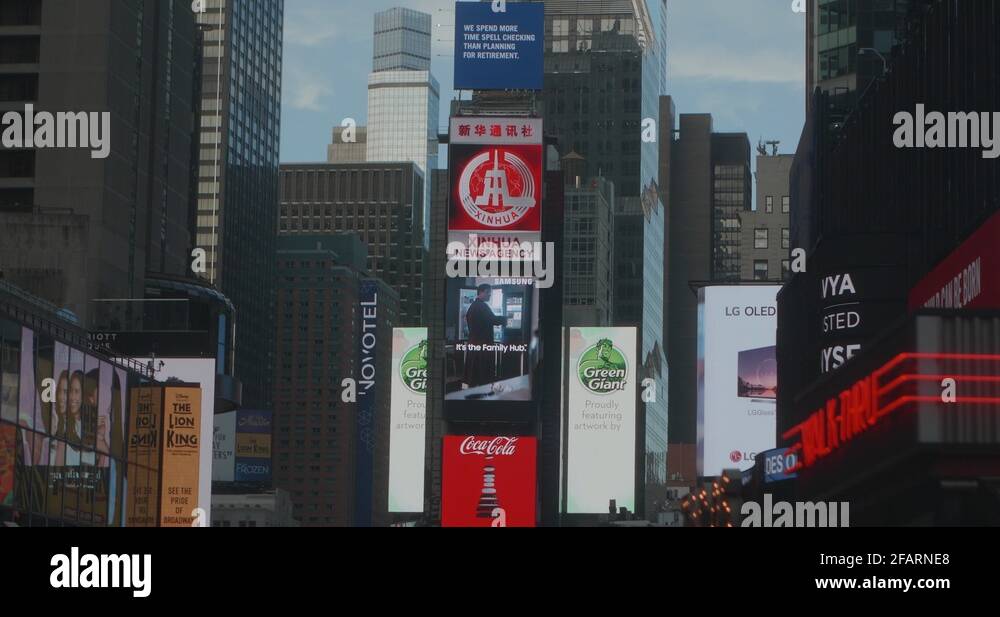 Times square billboard ad Stock Videos & Footage - HD and 4K Video ...