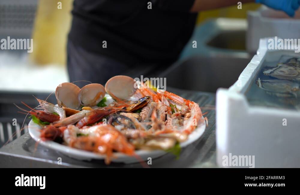 Food fish shellfish seafood Stock Videos & Footage - HD and 4K Video ...