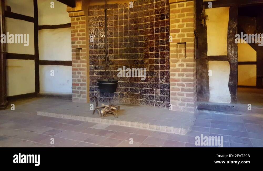 A Cooking Station of the 16th Century - Old Times - Farmer Life Stock ...