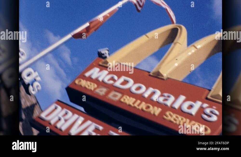 1980s Fast Food Signs Logos MacDonalds Burger King IHOP Vintage Old ...