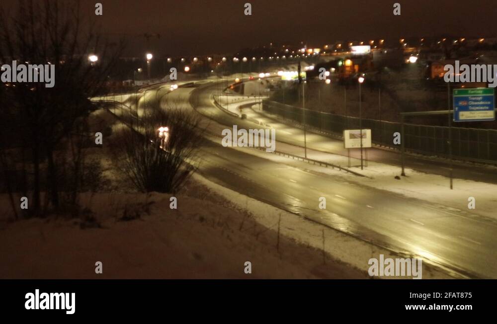 Traffic timelapse winter night road Stock Videos & Footage - HD and 4K ...