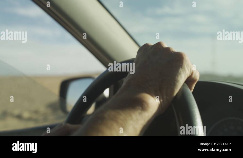 Mans hand on steering wheel Stock Videos & Footage - HD and 4K Video ...