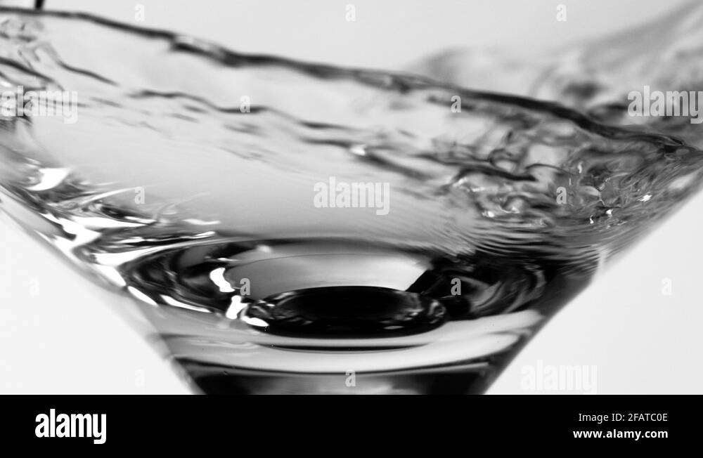 Pouring water in transparent crystal glass Stock Videos & Footage - HD ...