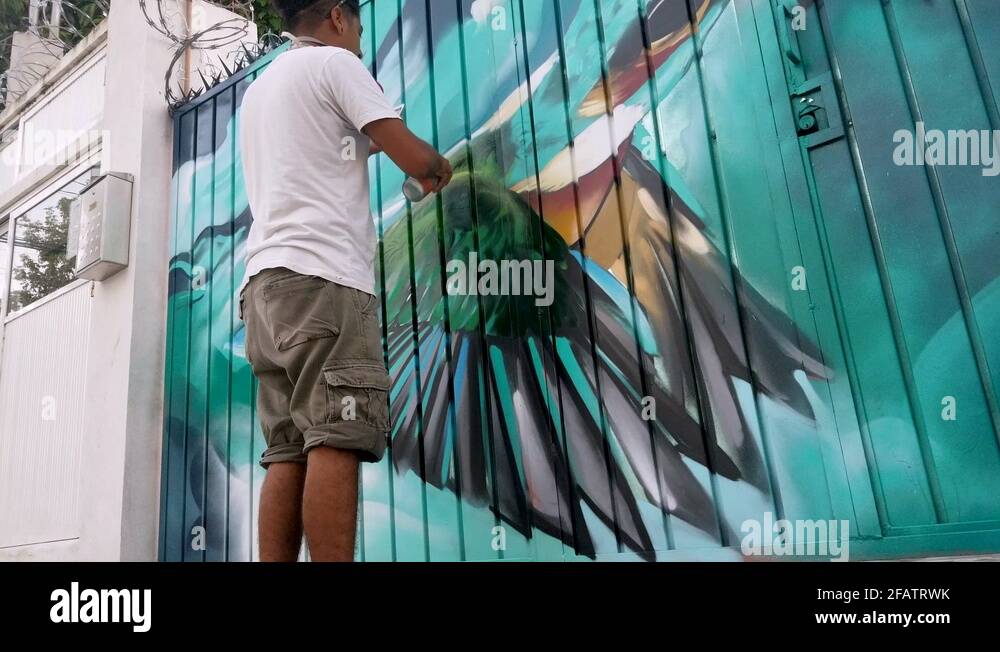 Graffiti on gate Stock Videos & Footage - HD and 4K Video Clips - Alamy