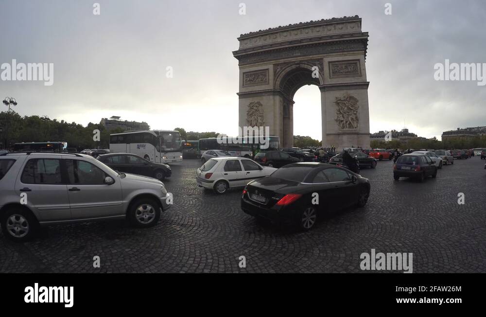 Champs elysees roundabout Stock Videos & Footage - HD and 4K Video ...