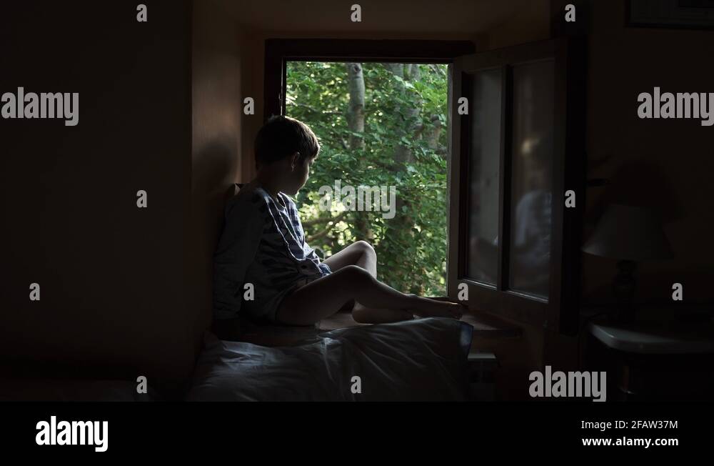 Child looking out of the window Stock Videos & Footage - HD and 4K ...