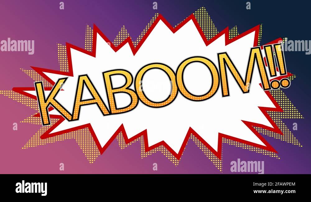 Kaboom pop art Stock Videos & Footage - HD and 4K Video Clips - Alamy