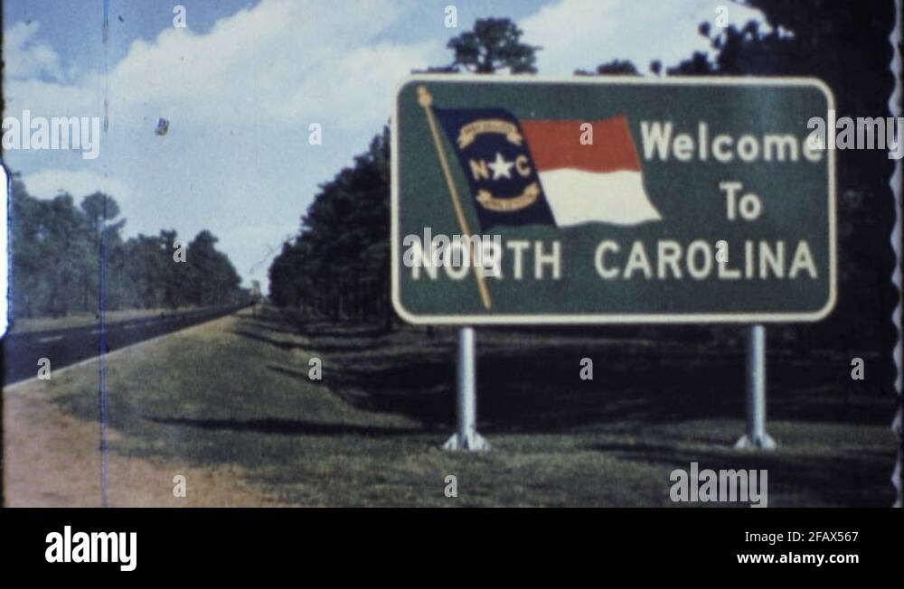 North carolina state sign Stock Videos & Footage - HD and 4K Video ...